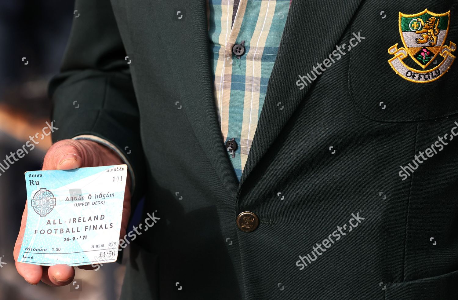 Ticket 1971 All Ireland Final Pictured Editorial Stock Photo - Stock ...