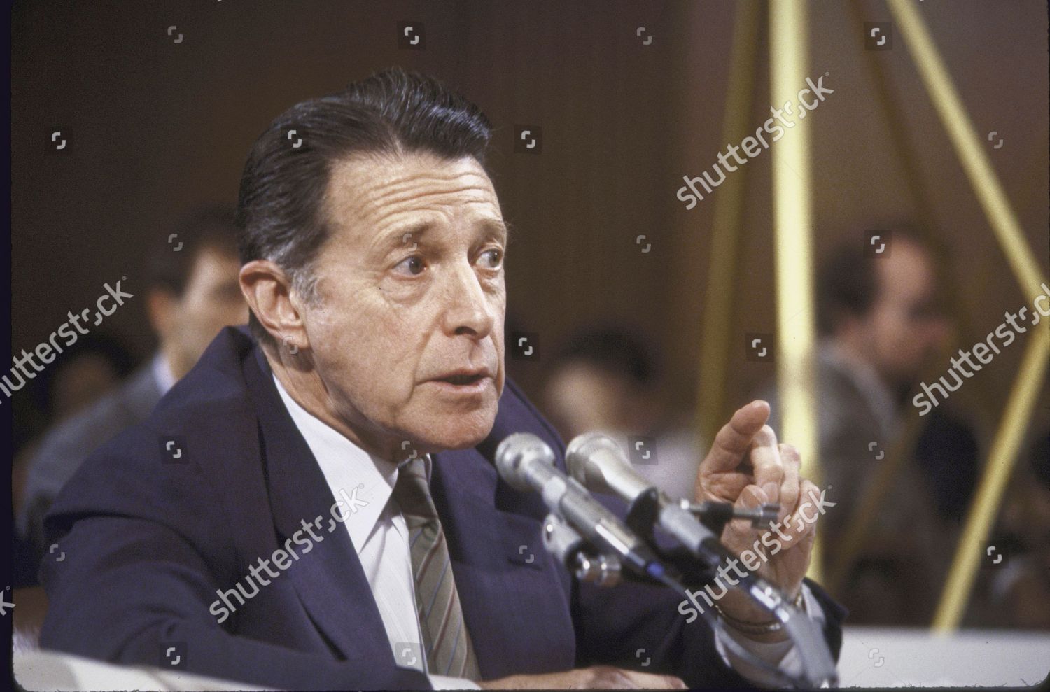 Def Secy Casper W Weinberger Speaking Editorial Stock Photo - Stock ...