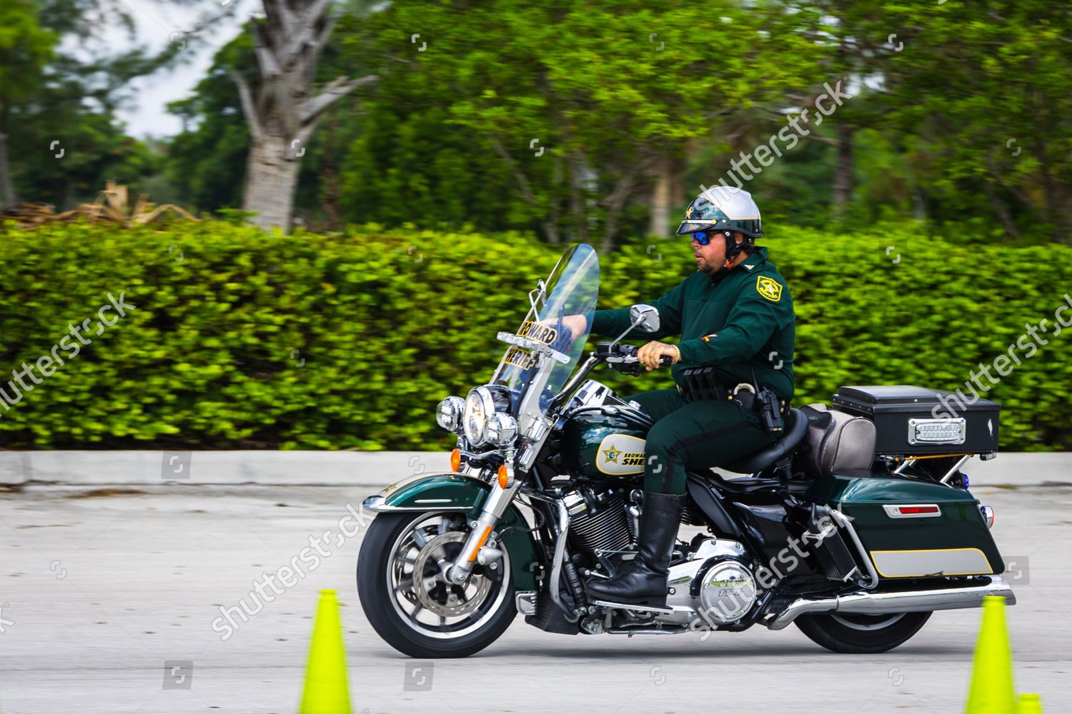 Broward Sheriff Motorcycle Unit Showing Skills Editorial Stock Photo ...