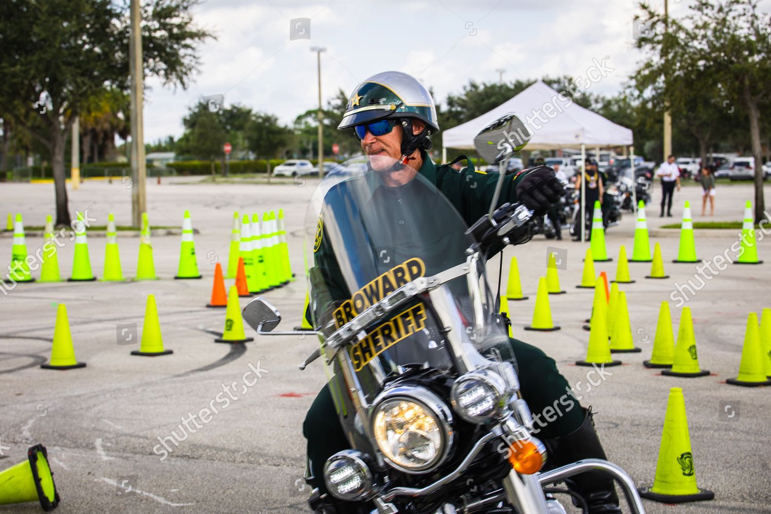 Broward Sheriff Motorcycle Unit Showing Skills Editorial Stock Photo ...
