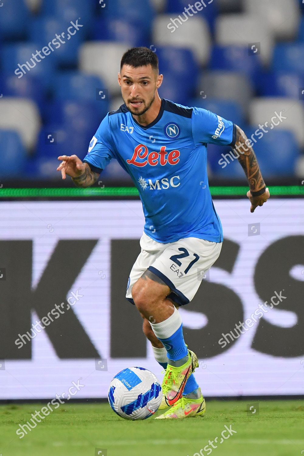 Napolis Forward Matteo Politano Editorial Stock Photo - Stock Image ...