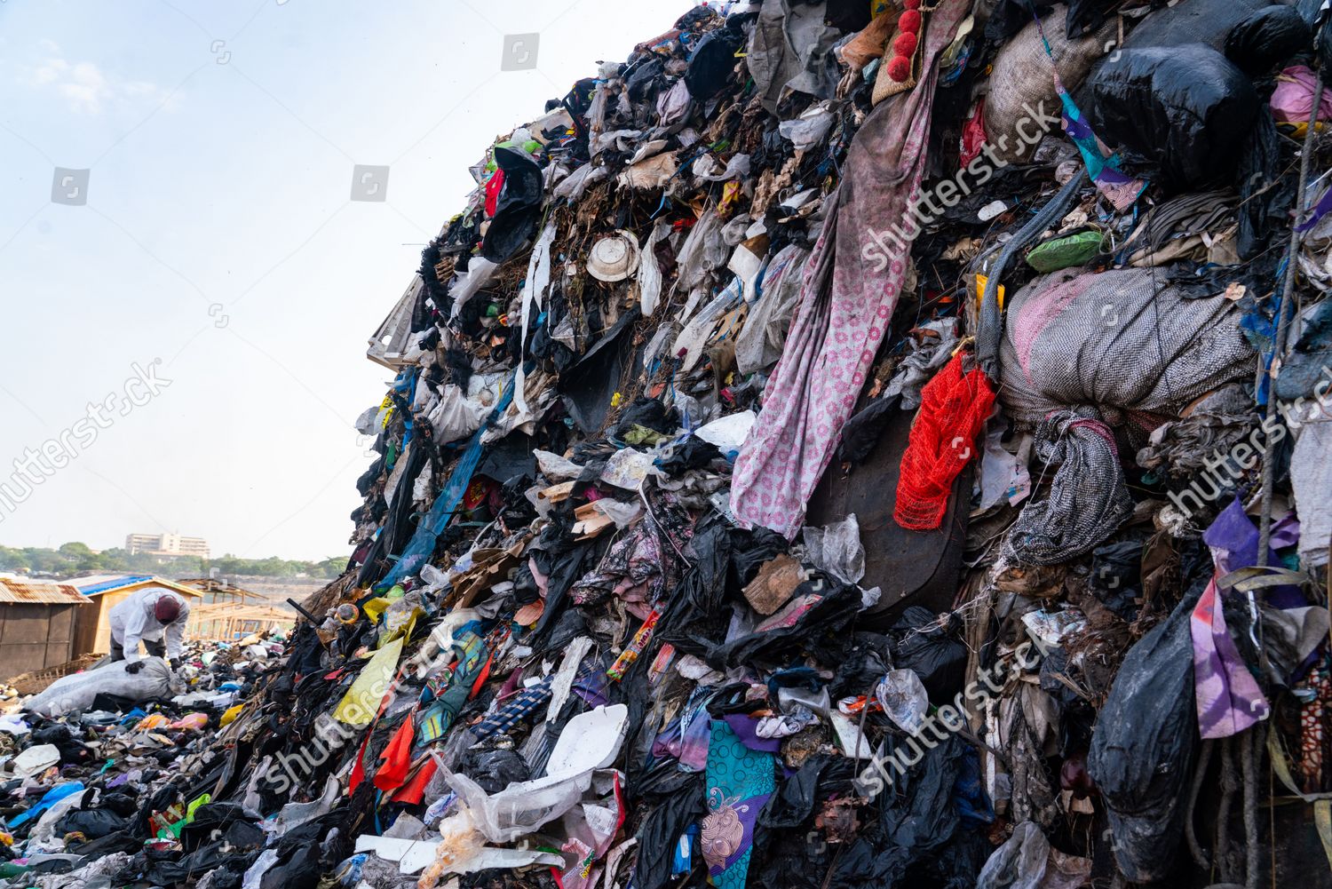 Unsellable Imported Secondhand Clothes Rotting Dumpsite Editorial Stock ...