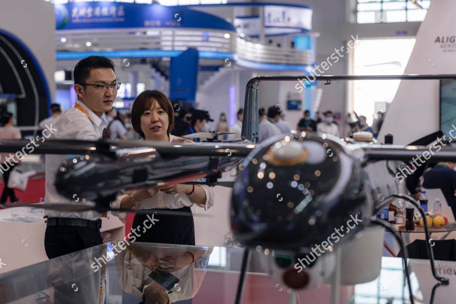 People Look Unmanned Aerial Vehicle Uav Editorial Stock Photo - Stock ...