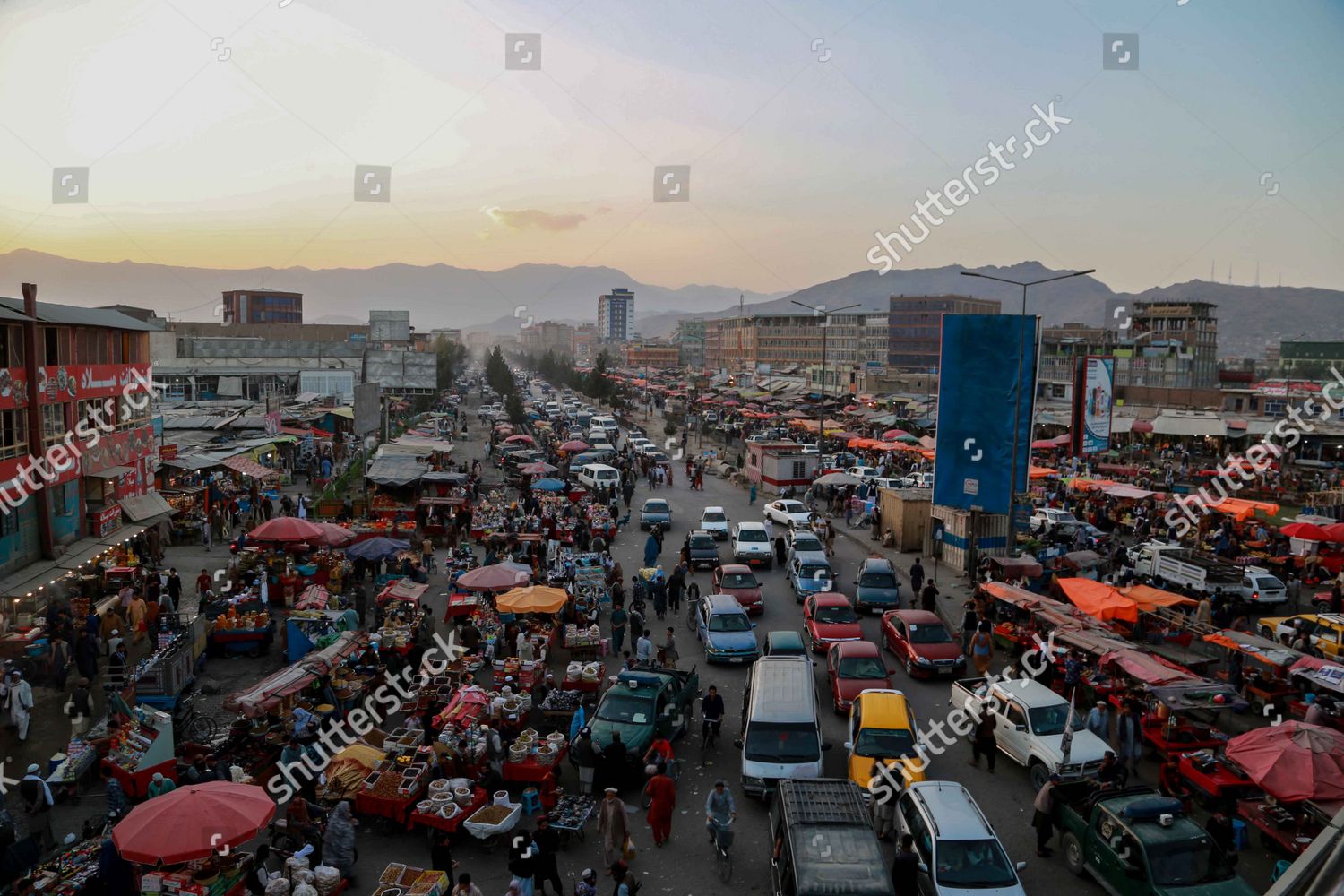 View Traffic Jam Kabul Afghanistan 28 Editorial Stock Photo - Stock ...
