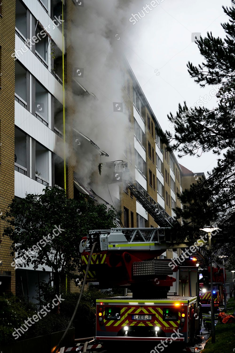 Explosion Has Occurred Apartment Building Annedal Editorial Stock Photo ...