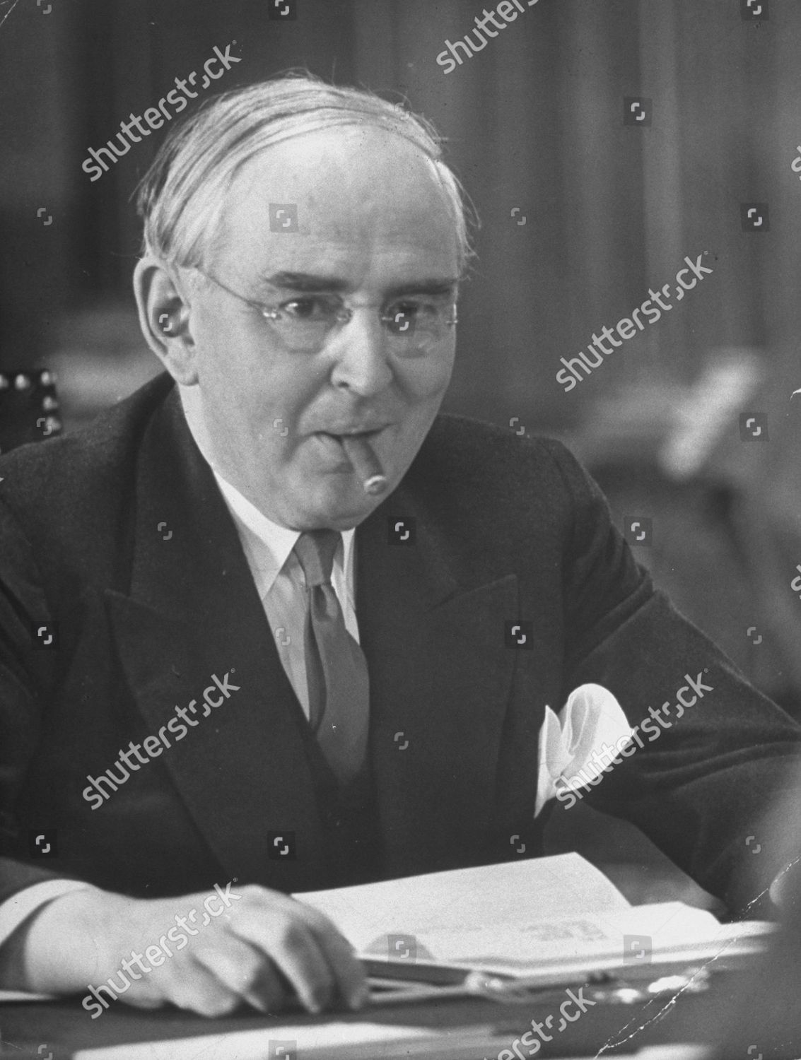 Sen Arthur H Vandenberg Attending Republican Editorial Stock Photo ...