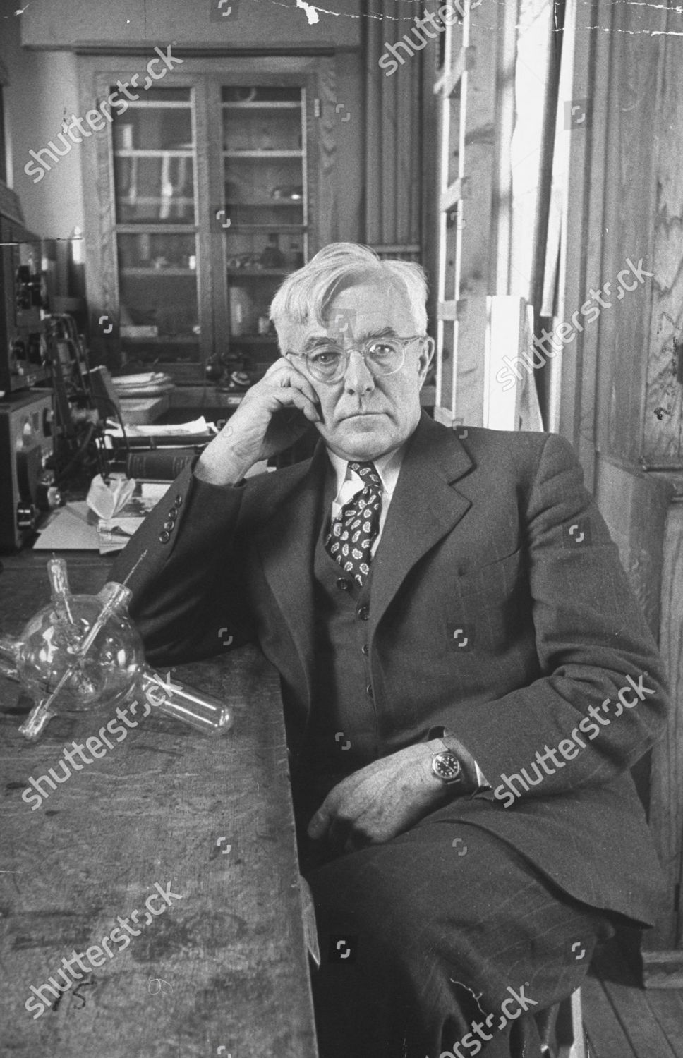 Portrait Dr Irving Langmuir General Electric Editorial Stock Photo ...