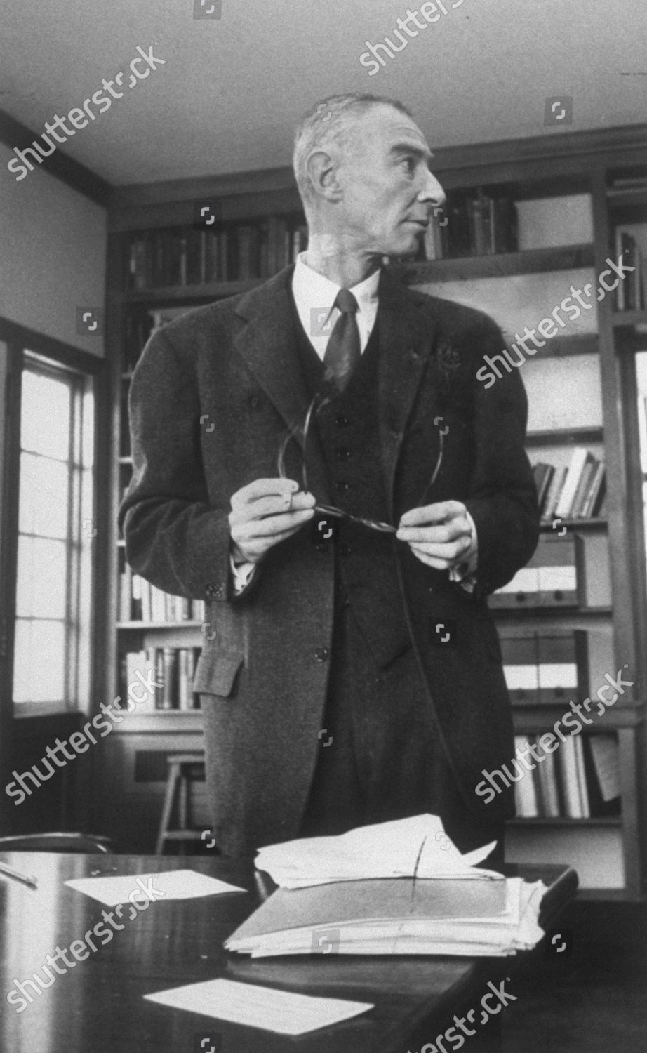 Portrait Physicist J Robert Oppenheimer His Editorial Stock Photo ...
