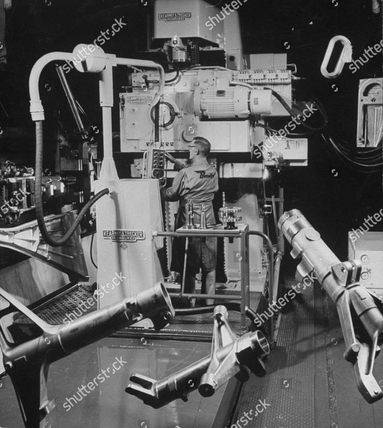Milling Machine Bendix Aviation Corporation Which Editorial Stock Photo ...