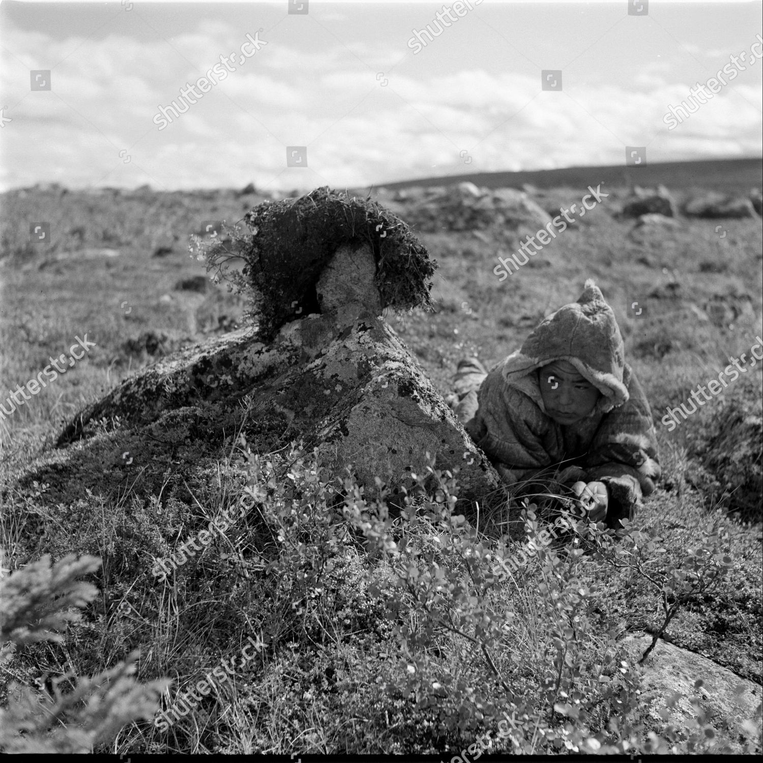 First Nations Man Lying On Field Editorial Stock Photo - Stock Image ...
