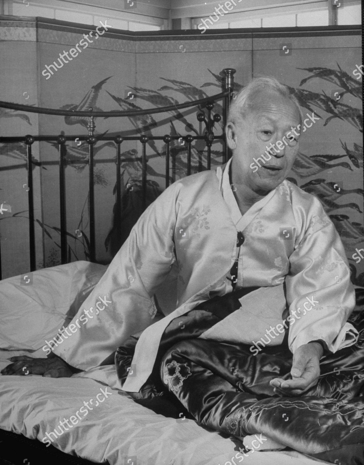 Portrait South Korean Politico Syngman Rhee Editorial Stock Photo ...