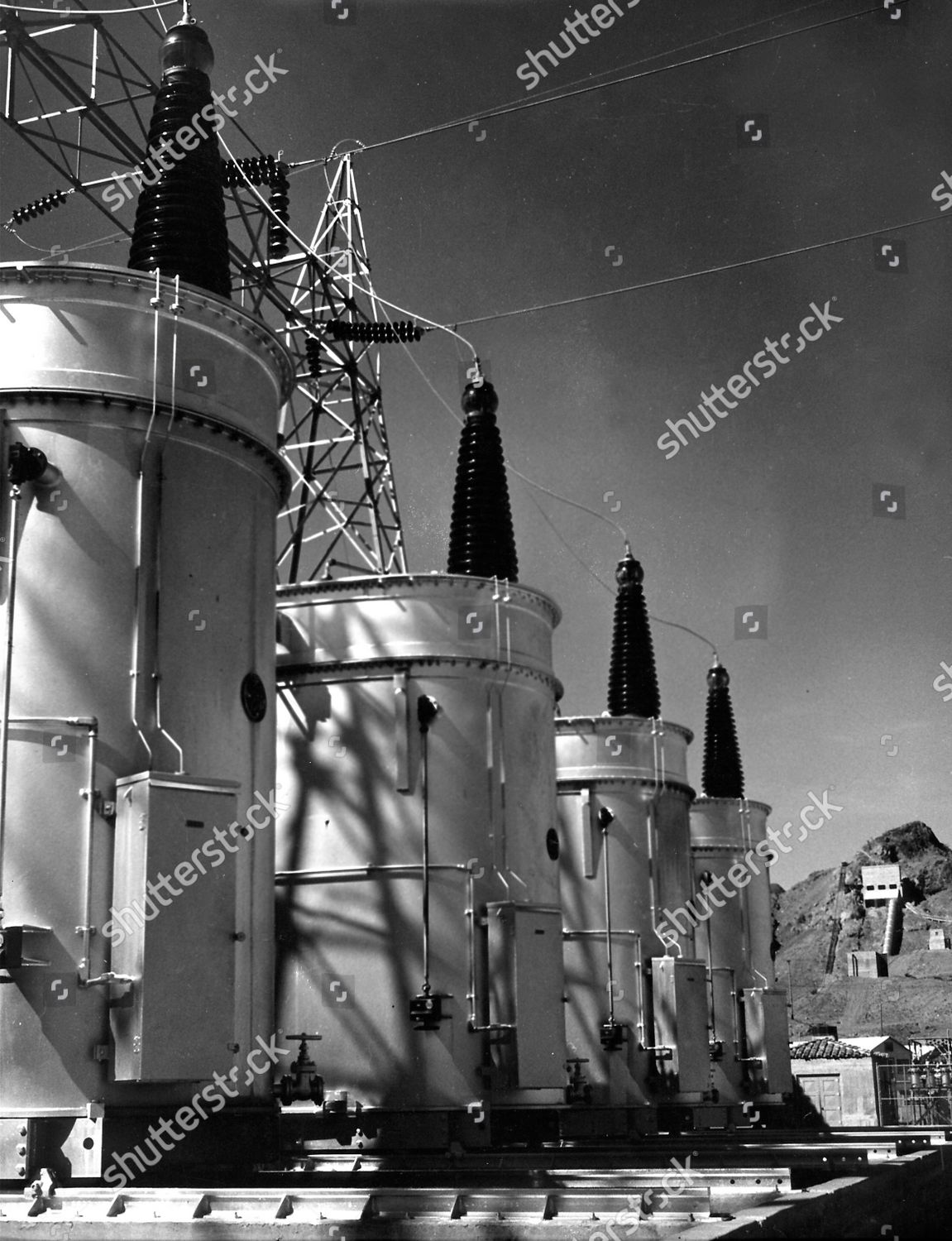 Row Transformers Being Used Pumping Station Editorial Stock Photo ...