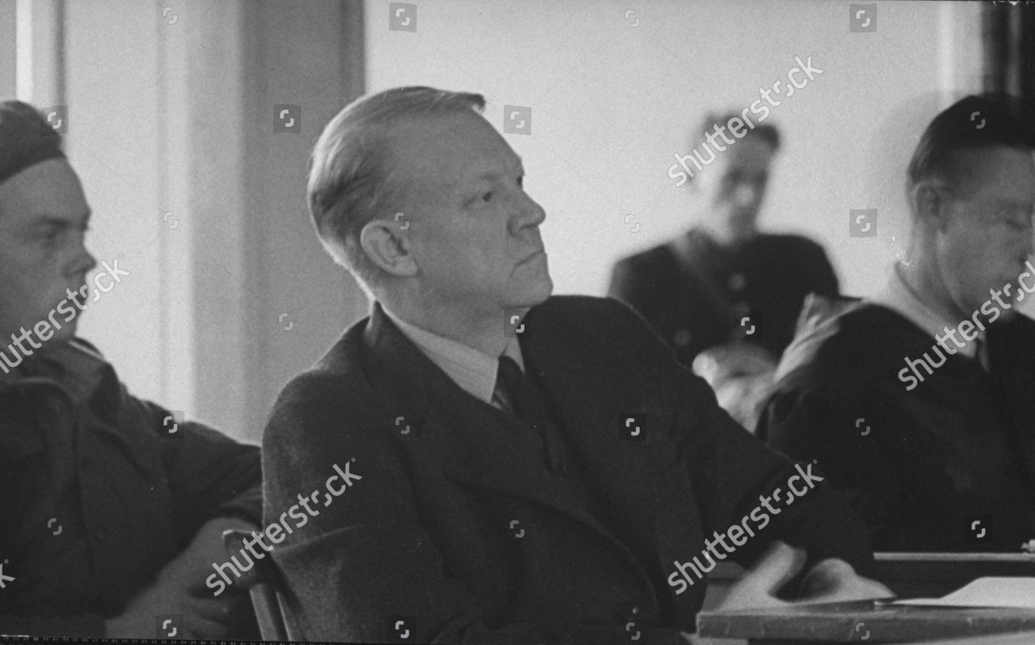 Vidkun Quisling Sitting Back Unconcernedly During Editorial Stock Photo ...