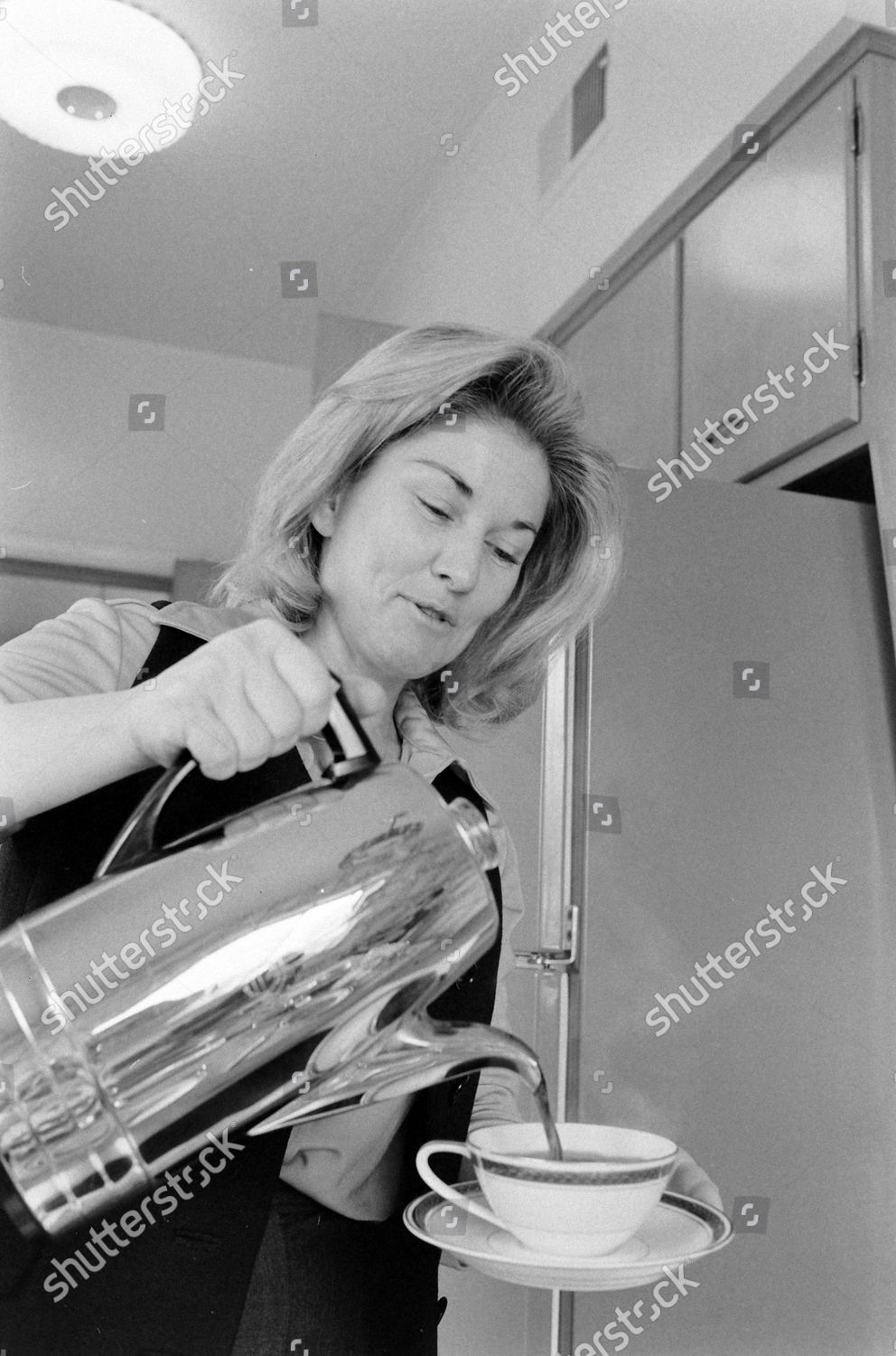 Scott Carpenters Wife Rene Carpenter Pouring Editorial Stock Photo ...