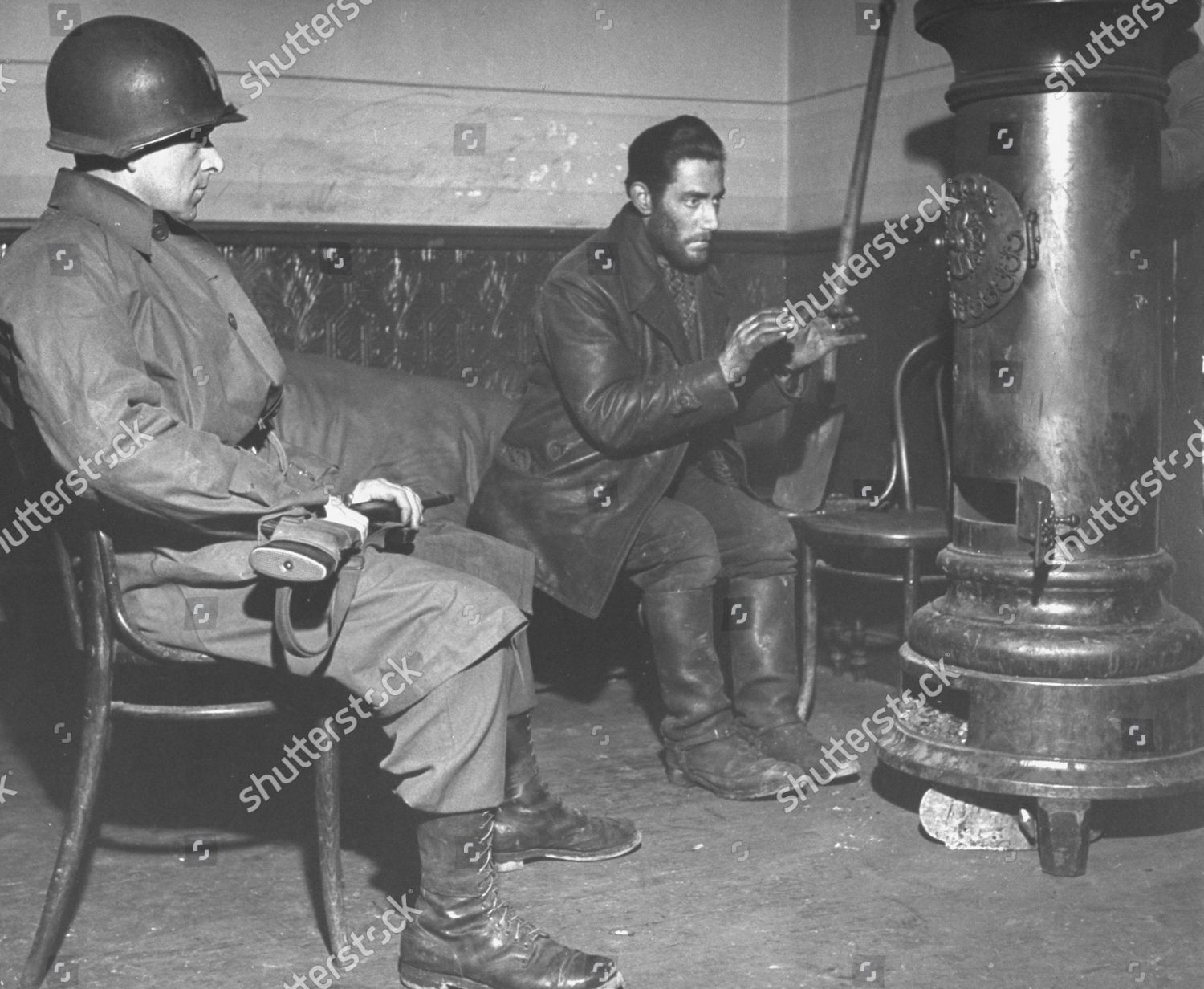 German Army Deserter Carl Haas Guarded Editorial Stock Photo - Stock ...