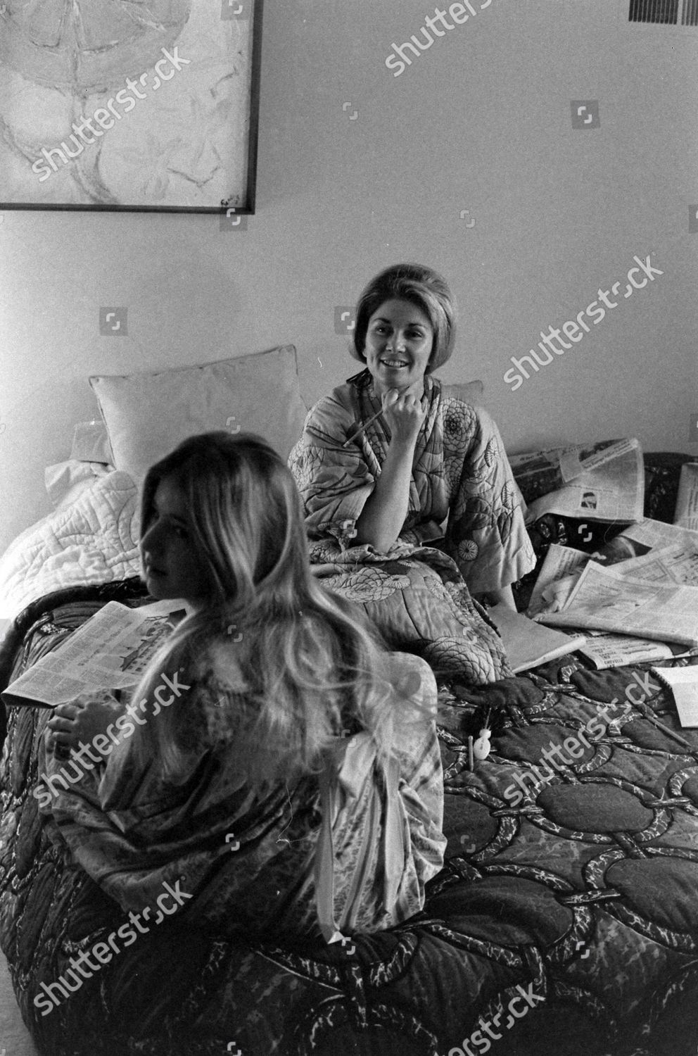 Scott Carpenters Wife Rene Carpenter Sitting Editorial Stock Photo ...