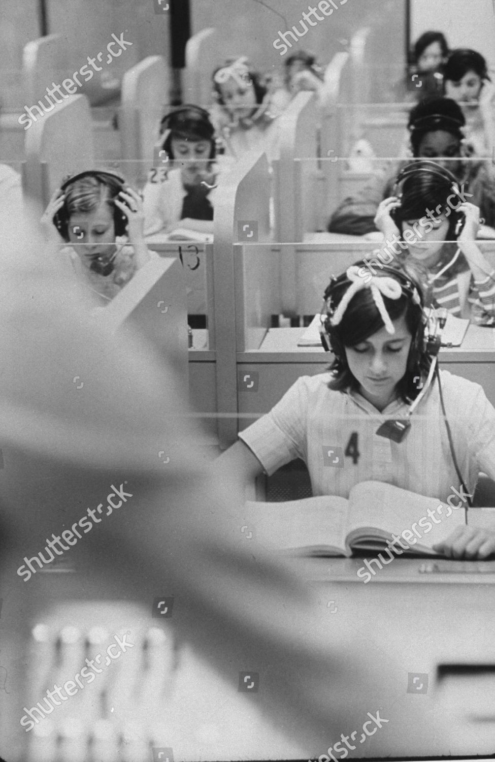 Students Nova High School Language Lab Editorial Stock Photo - Stock ...
