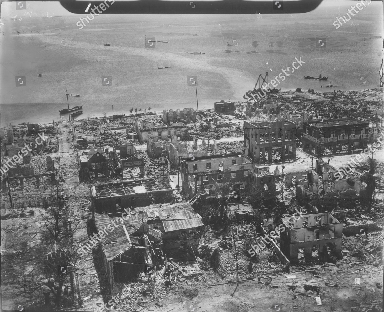 Aerial View Destruction Wrought By American Editorial Stock Photo ...