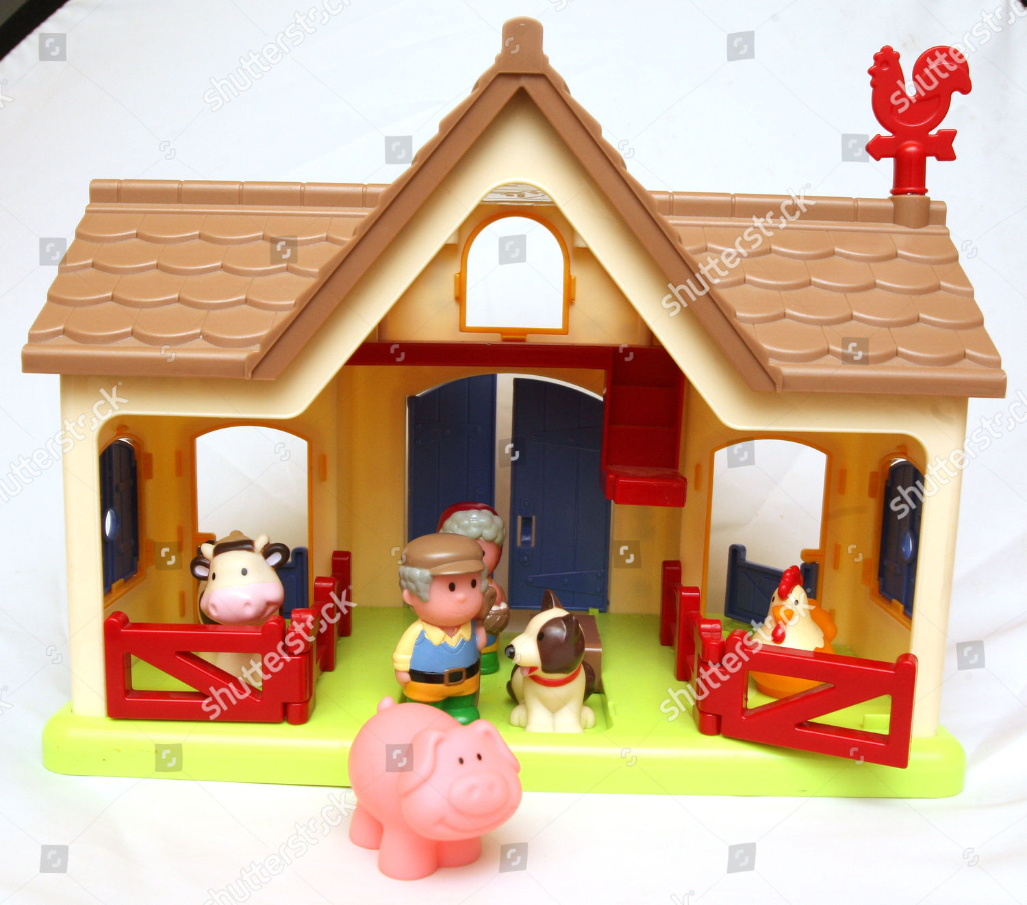 Happyland Goosefeather Farm Set Including Pig Editorial Stock Photo ...