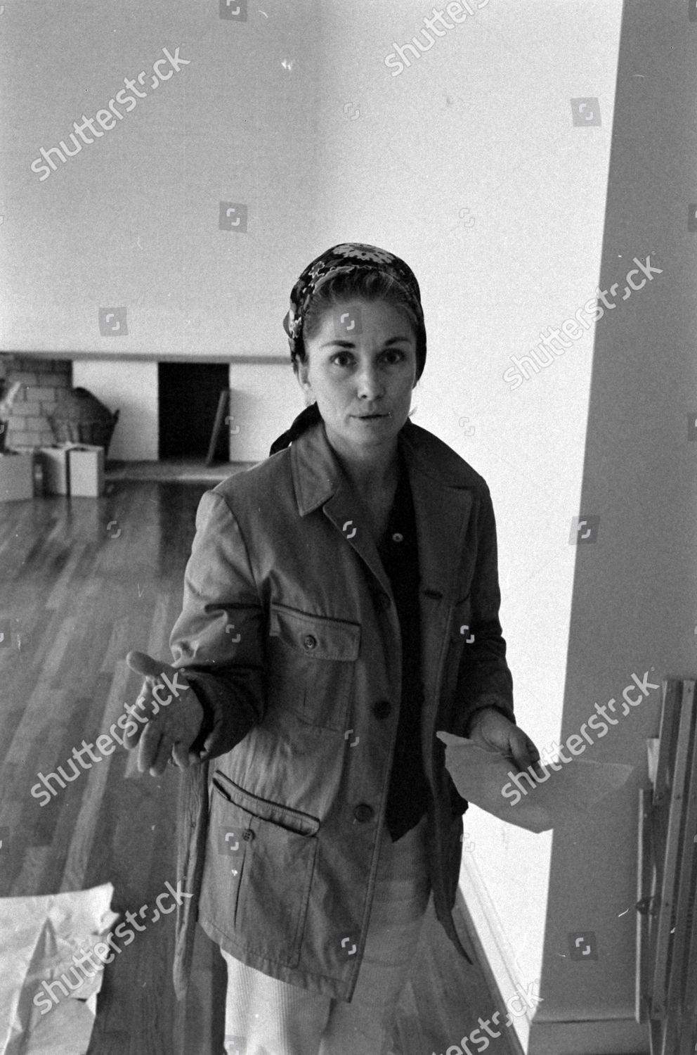 Scott Carpenters Wife Rene Carpenter Holding Editorial Stock Photo ...