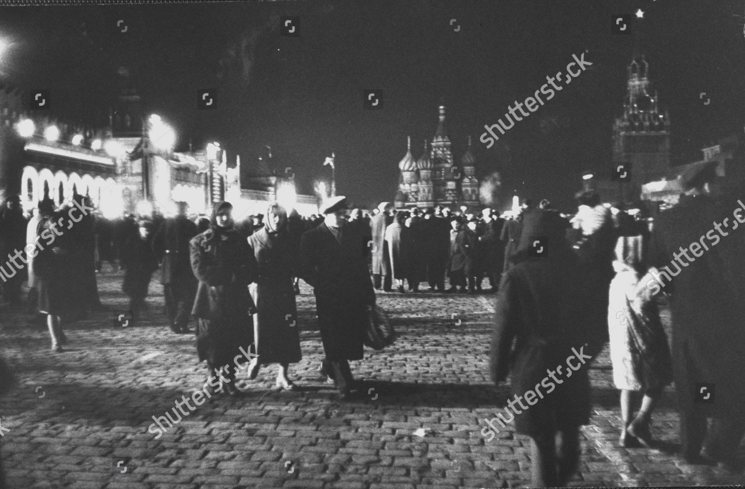 Russian Crowds Red Square During 42nd Editorial Stock Photo - Stock ...