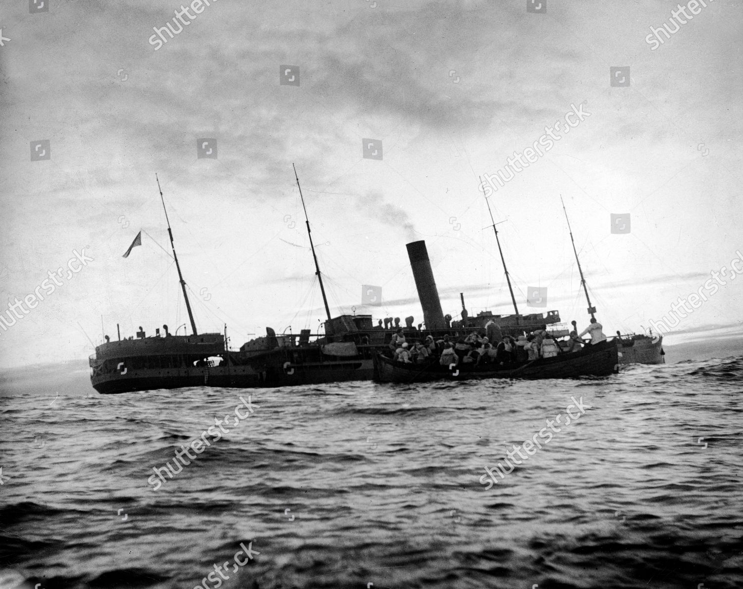 Lifeboat Leaving Sinking Ss Zam Zam Editorial Stock Photo - Stock Image ...