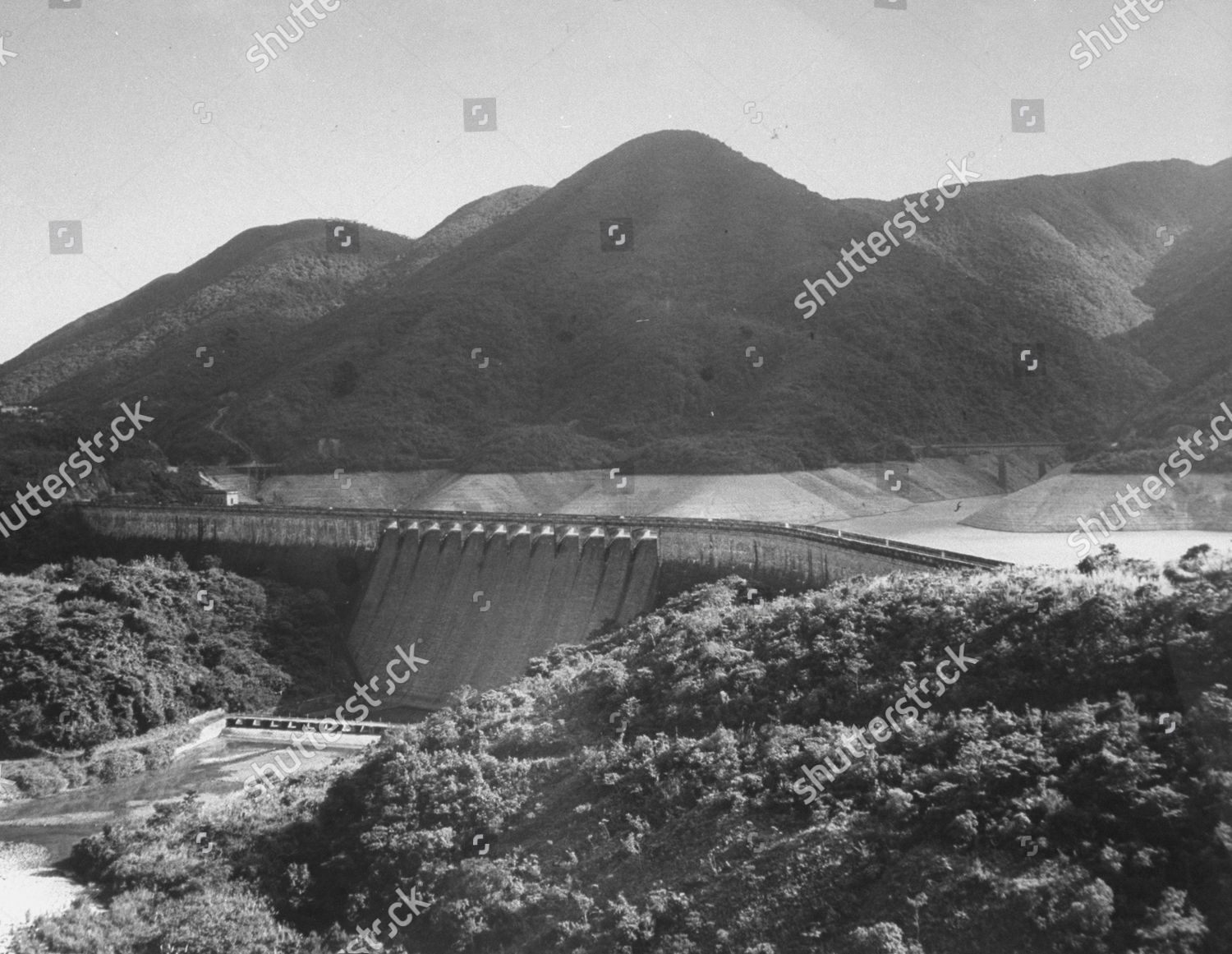 Tai Tam Dam Hong Kong Reservoir Editorial Stock Photo - Stock Image ...