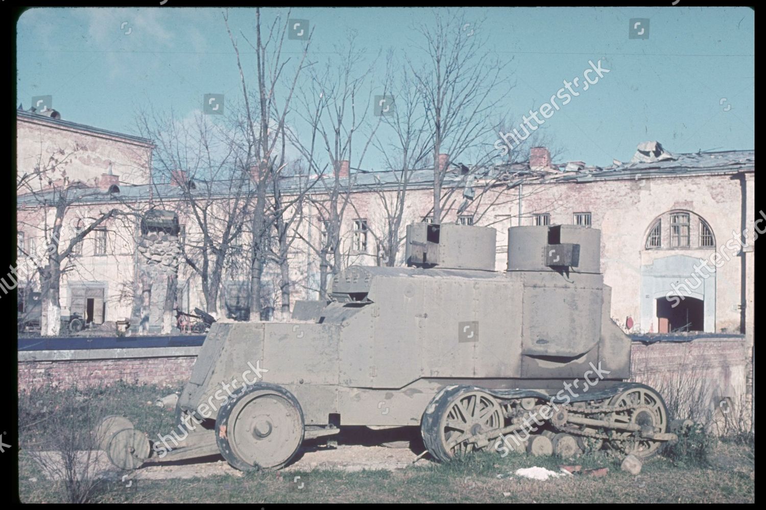 Polish Tank Modlin Fortress Outside Warsaw Editorial Stock Photo ...