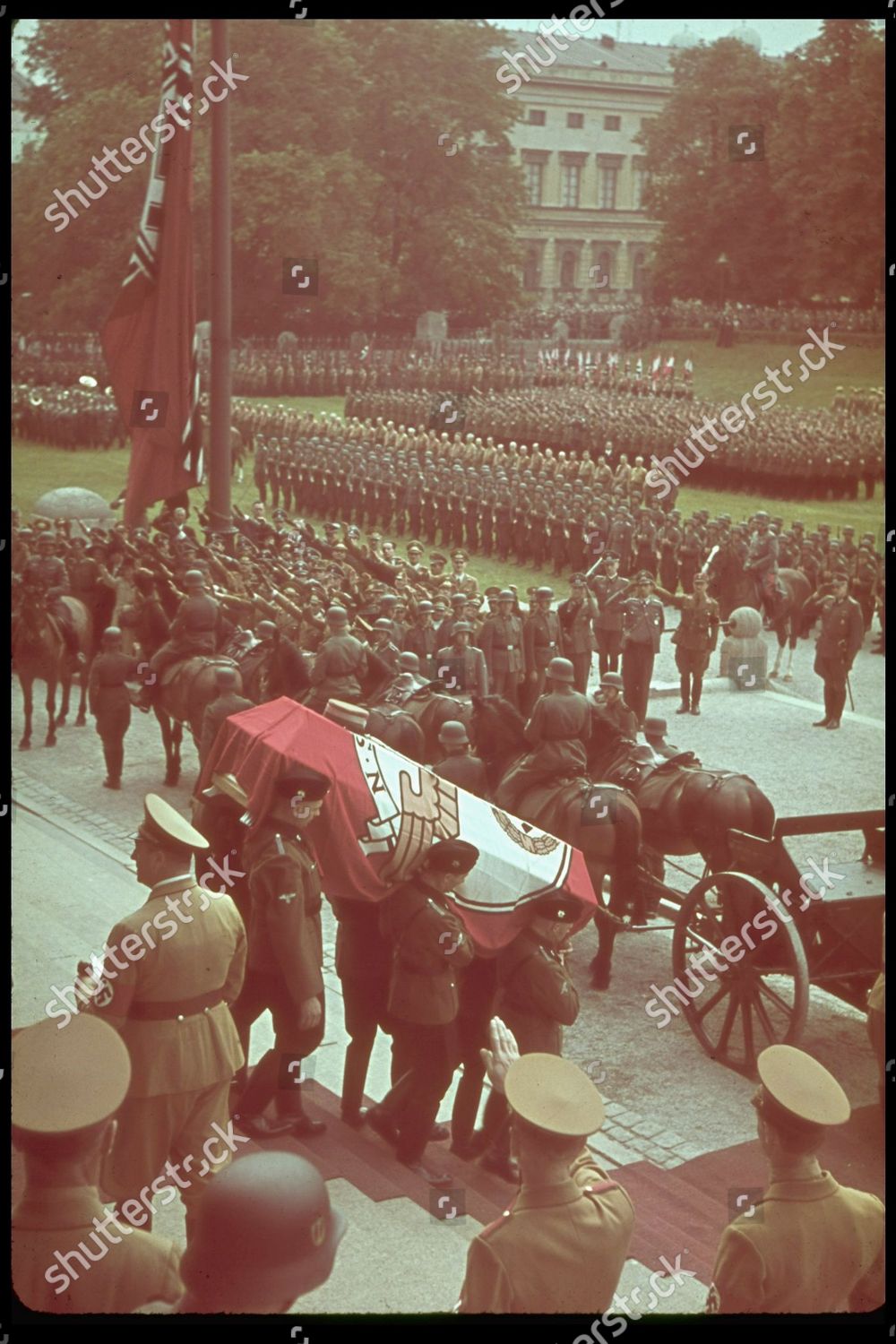 Funeral Nskk Leader Adolf Huhnlein Editorial Stock Photo - Stock Image ...