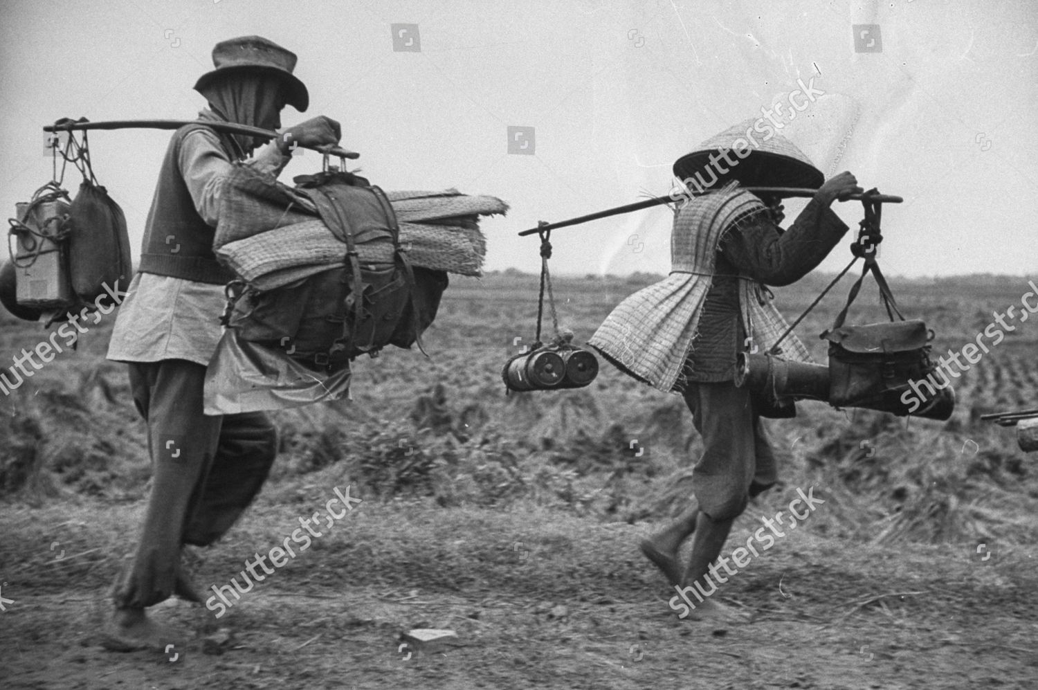Two Troop Members Walking Barefoot Through Editorial Stock Photo ...