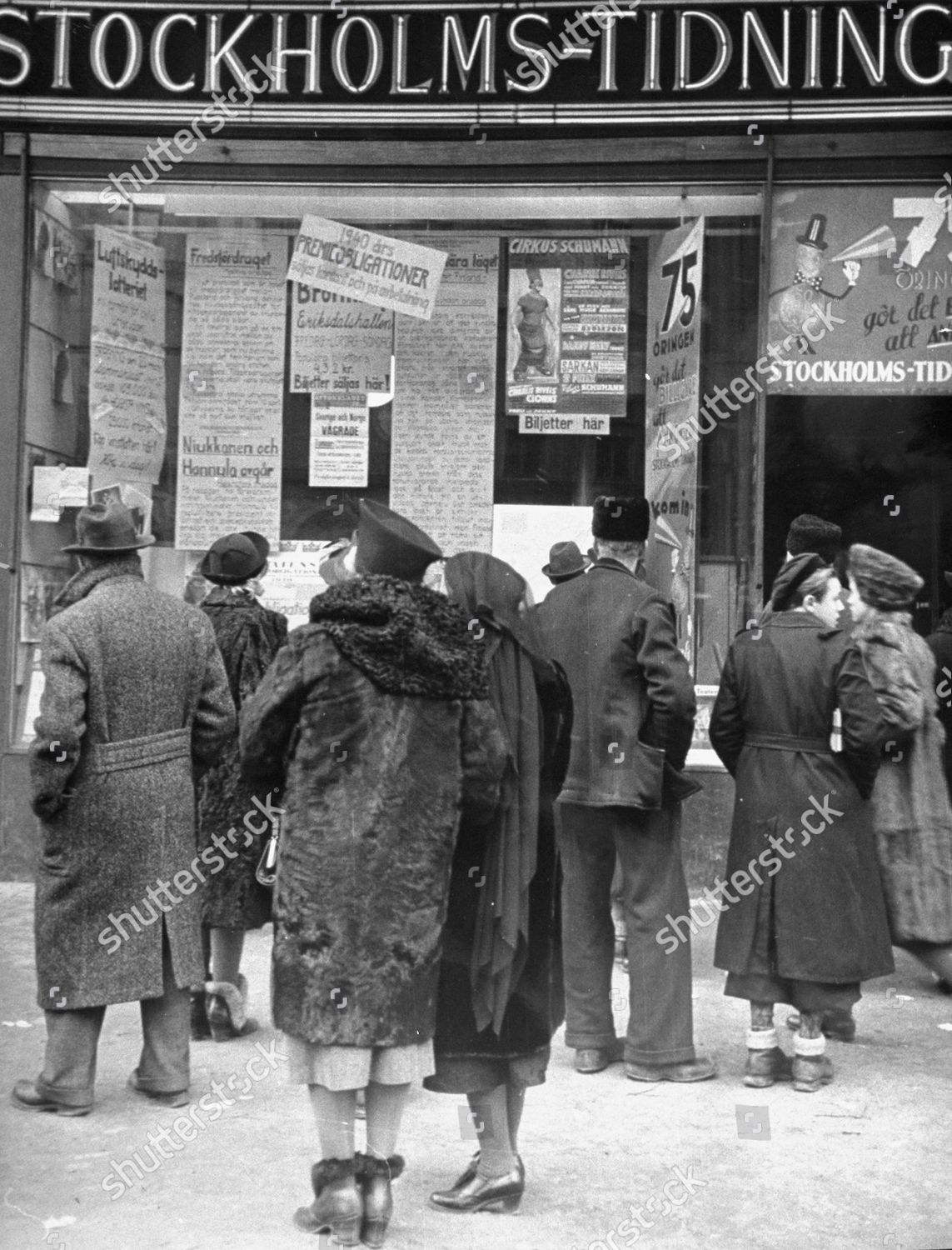 View People Standing Silent Clumping Together Editorial Stock Photo ...