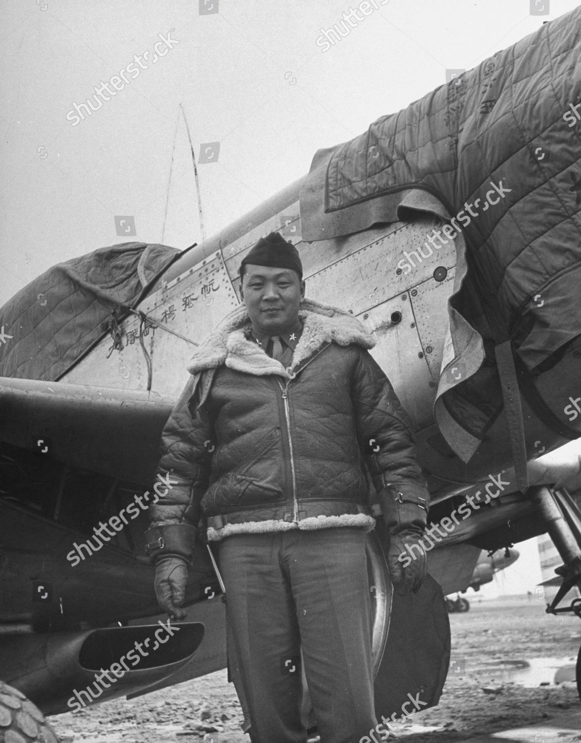 Pilot Lieutenant Colonel Yang Standing Beside Editorial Stock Photo ...