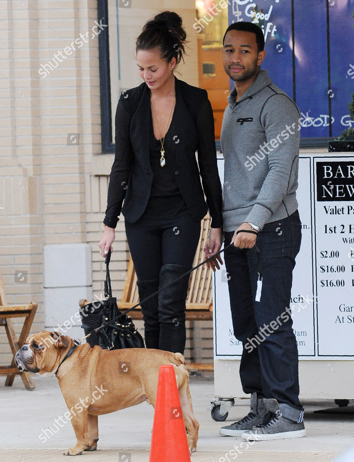 Christine Teigen John Legend Dog Puddy Editorial Stock Photo - Stock ...
