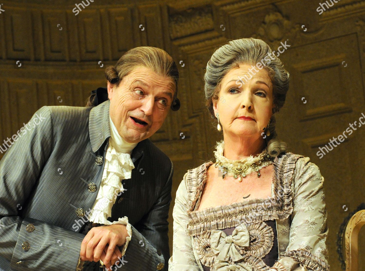 Peter Bowles Sir Anthony Absolute Penelope Editorial Stock Photo ...