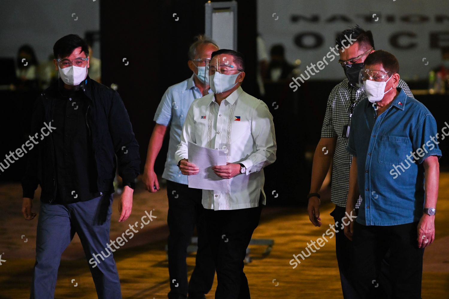Philippine Senator Christopher Go C Accompanied Editorial Stock Photo ...