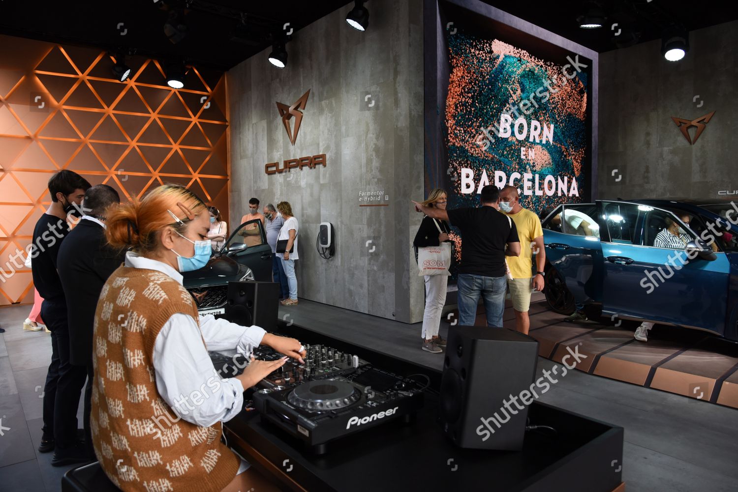 Female Dj Seen Cupra Stand During Editorial Stock Photo - Stock Image ...