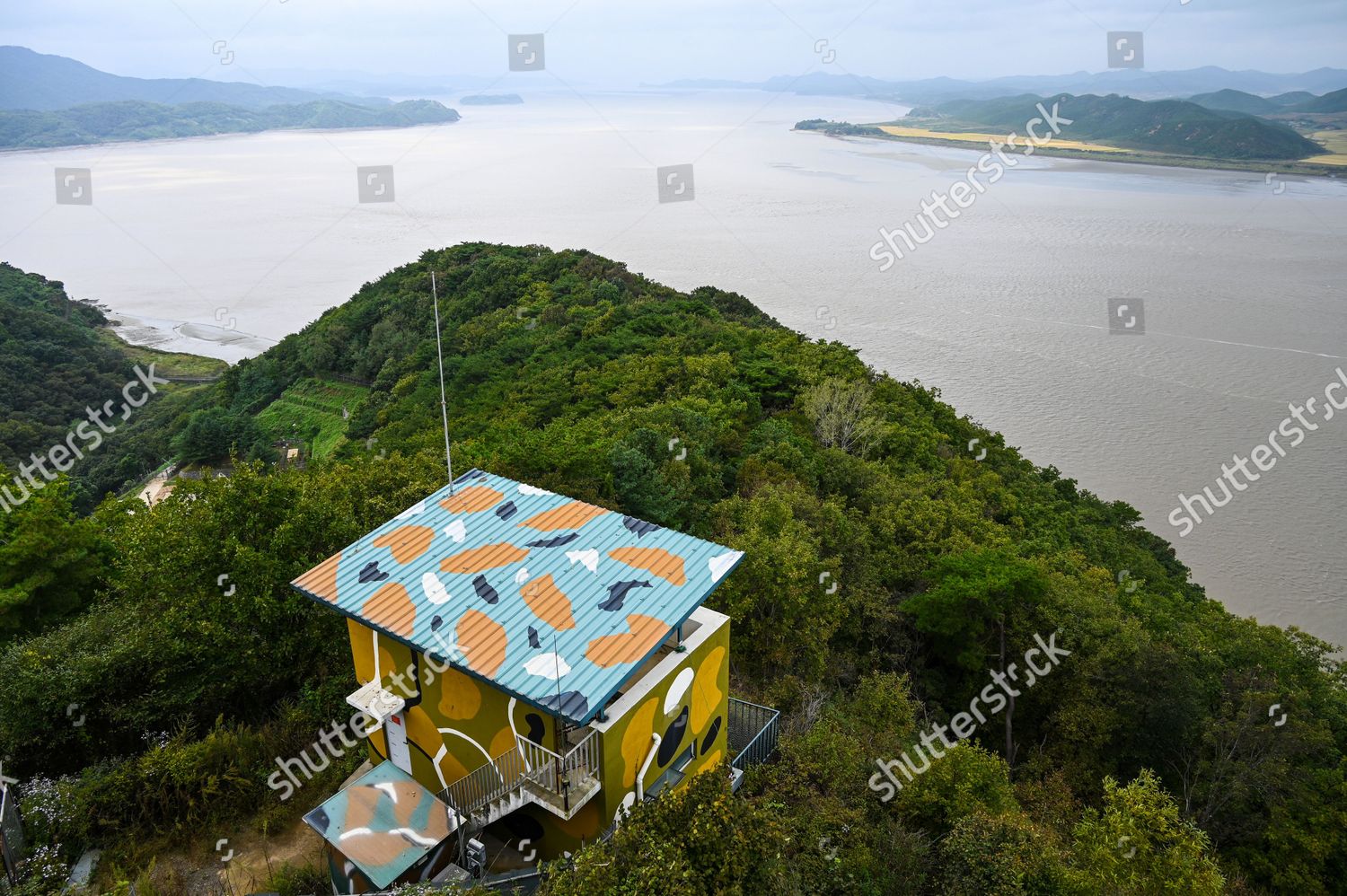 Military Observation Post Looks Towards North Editorial Stock Photo ...