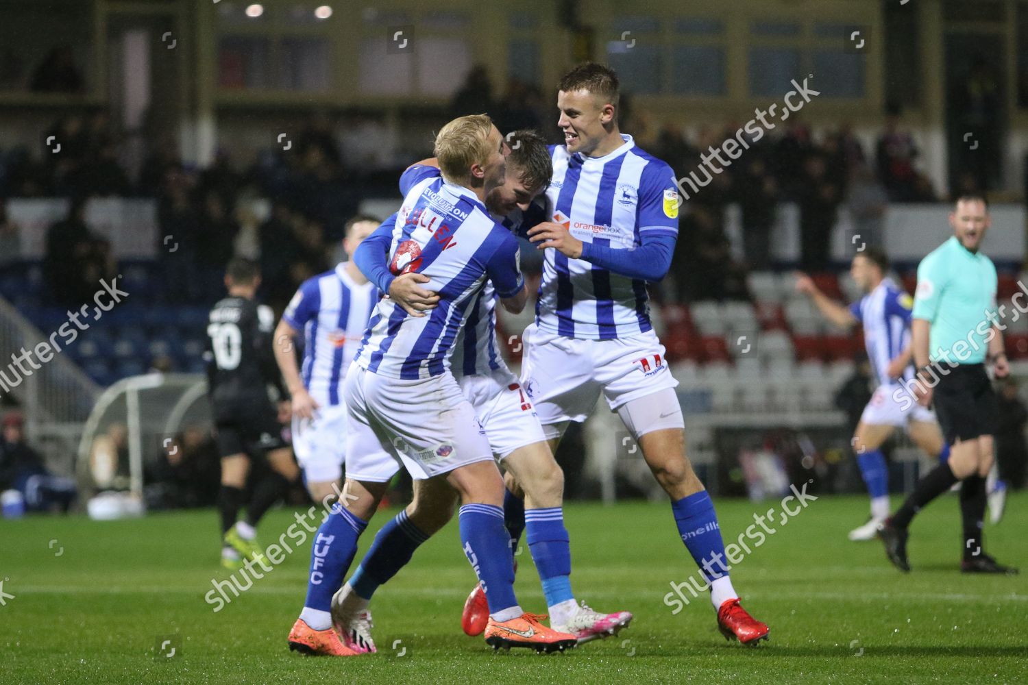 Matty Daly Hartlepool United Celebrates Teammates Editorial Stock Photo ...