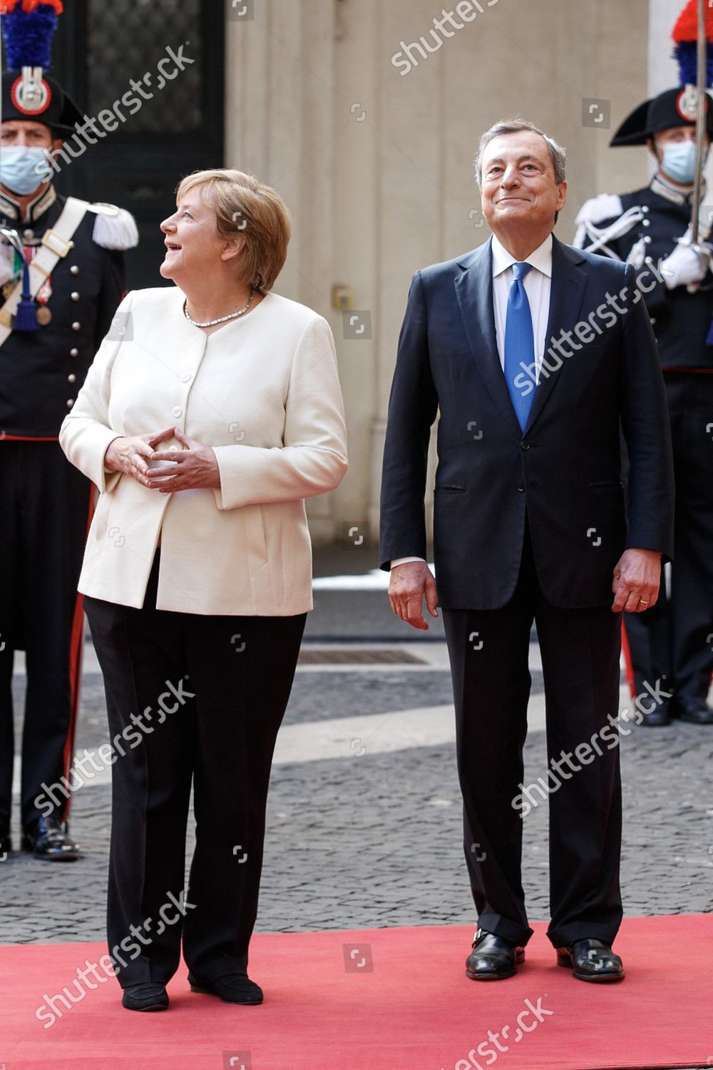 Italian Prime Minister Mario Draghi Meets Editorial Stock Photo - Stock ...