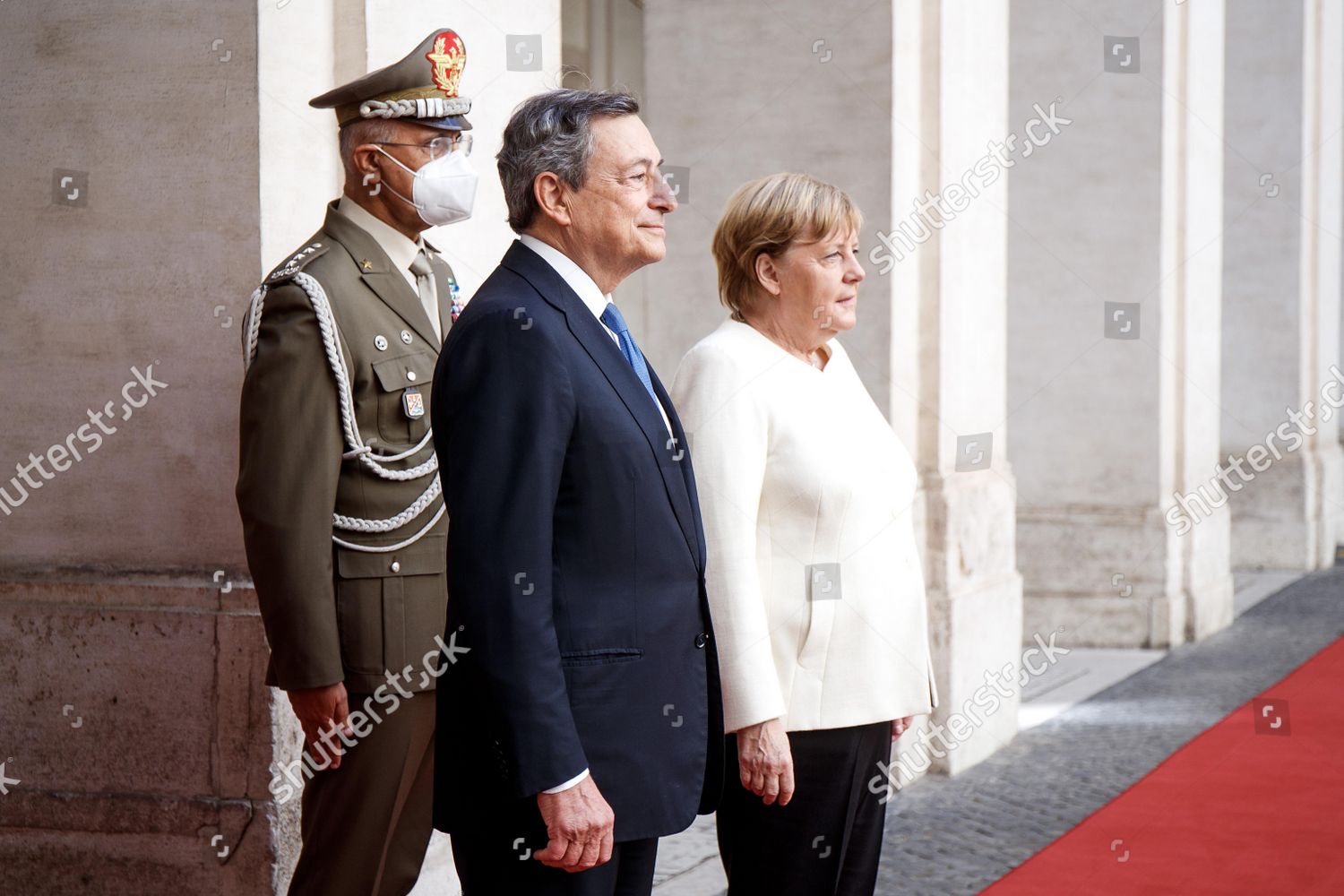 Italian Prime Minister Mario Draghi Meets Editorial Stock Photo - Stock ...