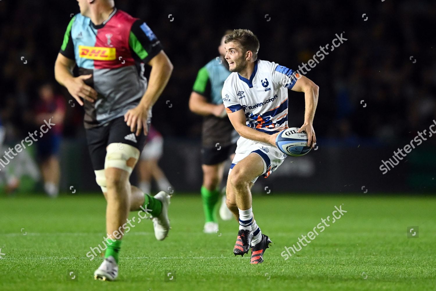 Harry Randall Bristol Bears Looks Pass Editorial Stock Photo - Stock ...