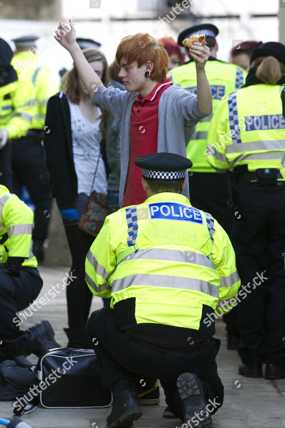 Students Searched Led Radcliffe Camera Oxford Editorial Stock Photo ...
