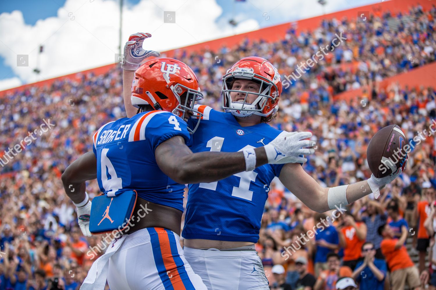 Florida Gators Wide Receiver Justin Shorter Editorial Stock Photo ...
