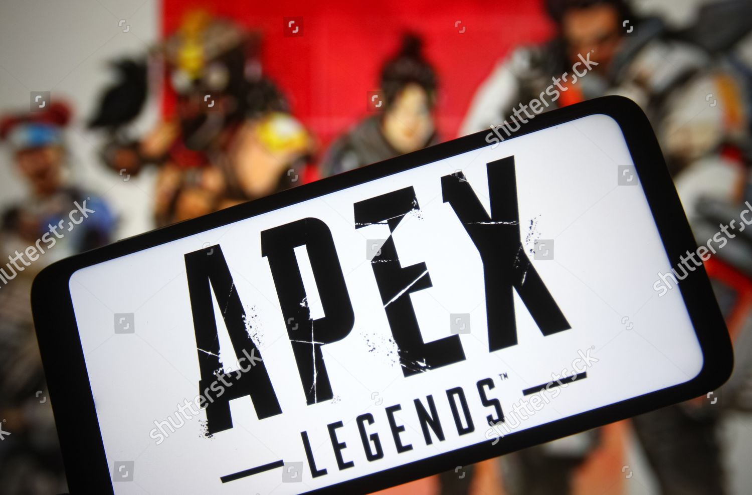 This Photo Illustration Apex Legends Logo Editorial Stock Photo - Stock ...