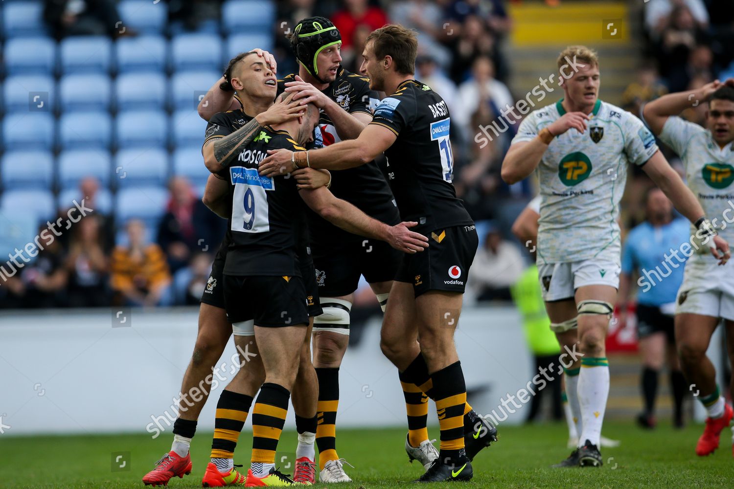 Dan Robson Wasps Celebrates Teammates After Editorial Stock Photo ...