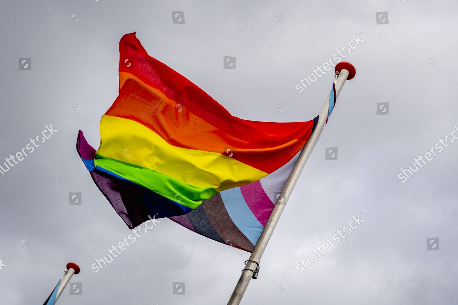 Inclusive Flag Progress Pride Flag Inclusive Editorial Stock Photo ...
