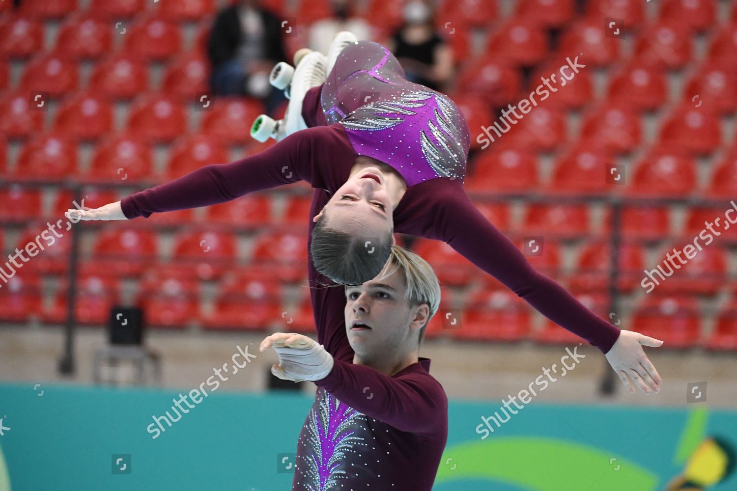 Evie Berg Chance Becker Usa Performing Editorial Stock Photo - Stock ...