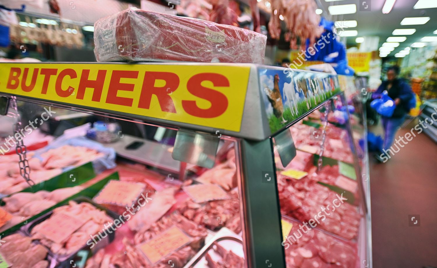 Meat Local Butchers London Britain 14 Editorial Stock Photo - Stock ...