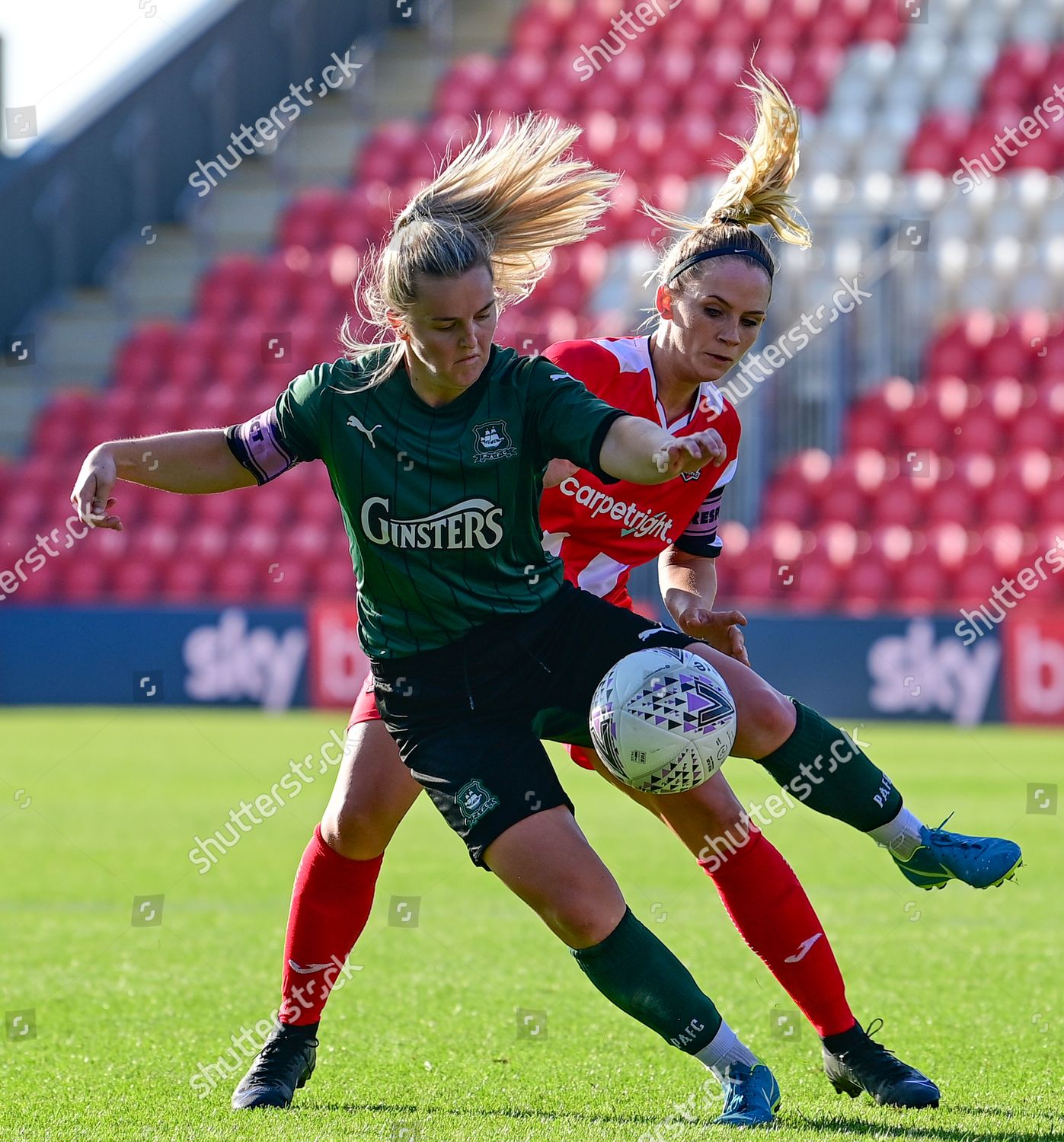 Zoe Cunningham Plymouth Argyle Women Battles Editorial Stock Photo ...