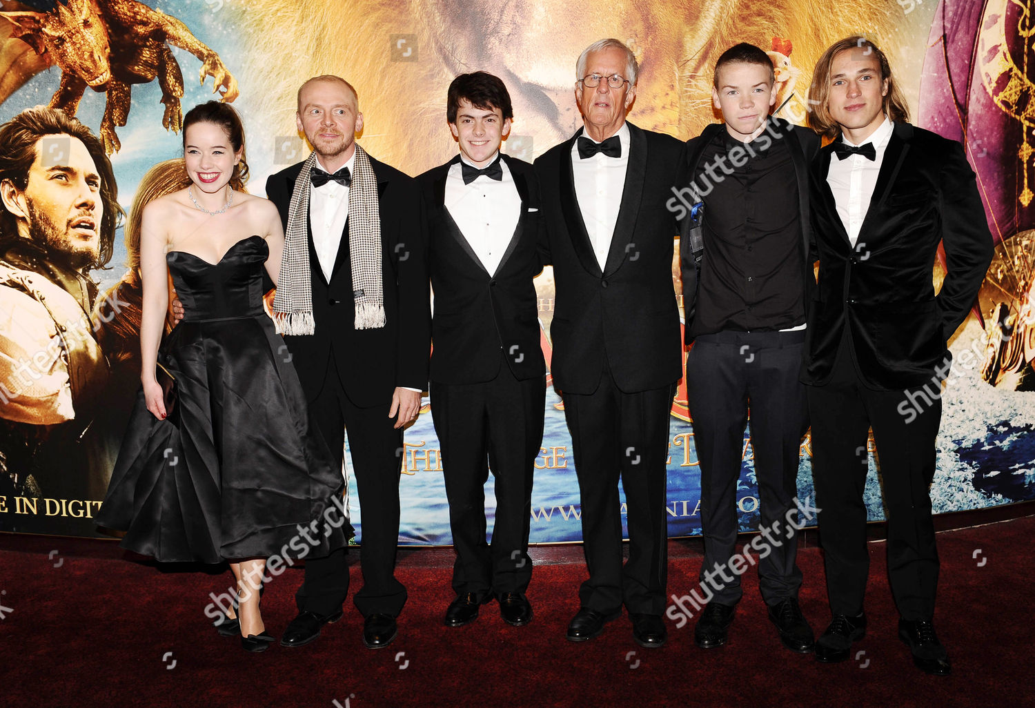 Anna Popplewell Simon Pegg Ben Barnes Editorial Stock Photo - Stock ...